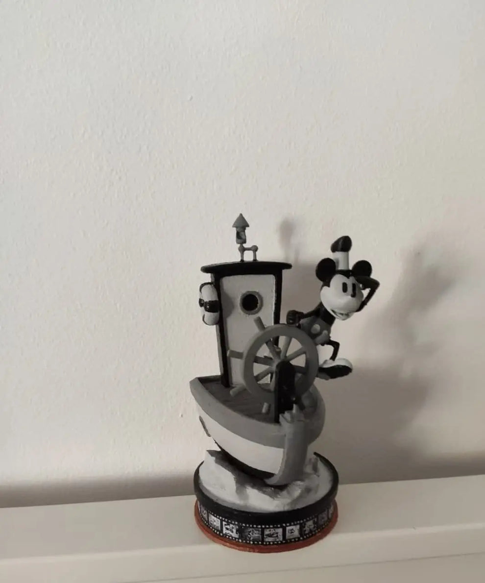 Mickey Mouse Steamboat Willie 3D Print File - i3dyou